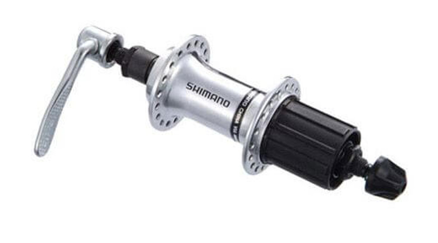 Shimano FH-RM30-7 hátsó agy 36 lyuk ezüst 7s.