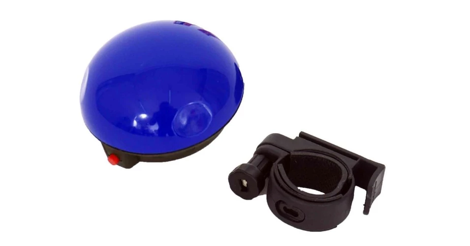 Crosser CLT-139 elektromos kerékpár duda, egy szólamú, elemekkel, kék