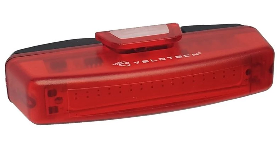 Velotech 2020 16 CHIP LED-es USB-ről tölthető hátsó lámpa nyeregcsőre