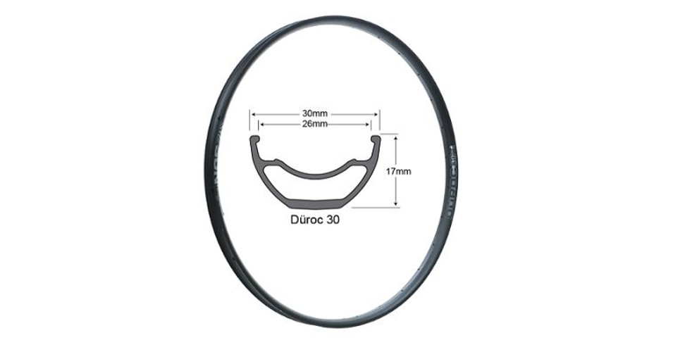 SUNringlé Düroc 35 MTB felni, 29 colos (622x35/31 mm), 32H, tárcsafékes ...