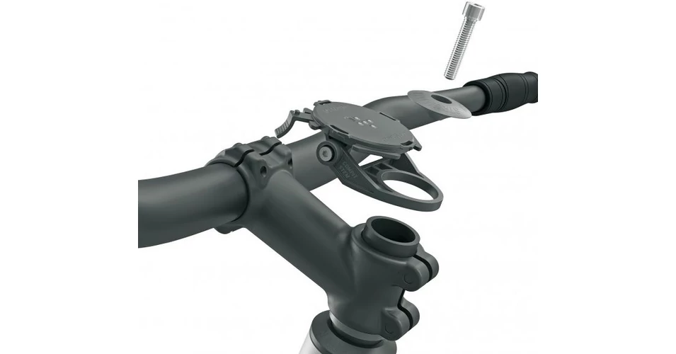 SKS Compit Stem villanyakra szerelhető okostelefon tartó, fekete Integrált, minimalista, egyszerű