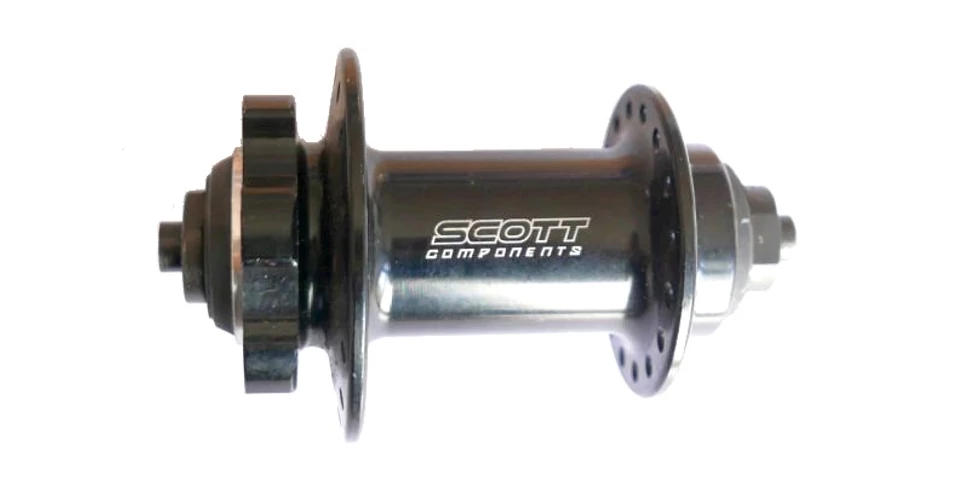 Scott Disc MTB első kerékagy, 32H, tárcsafékes, gyorszáras, fekete