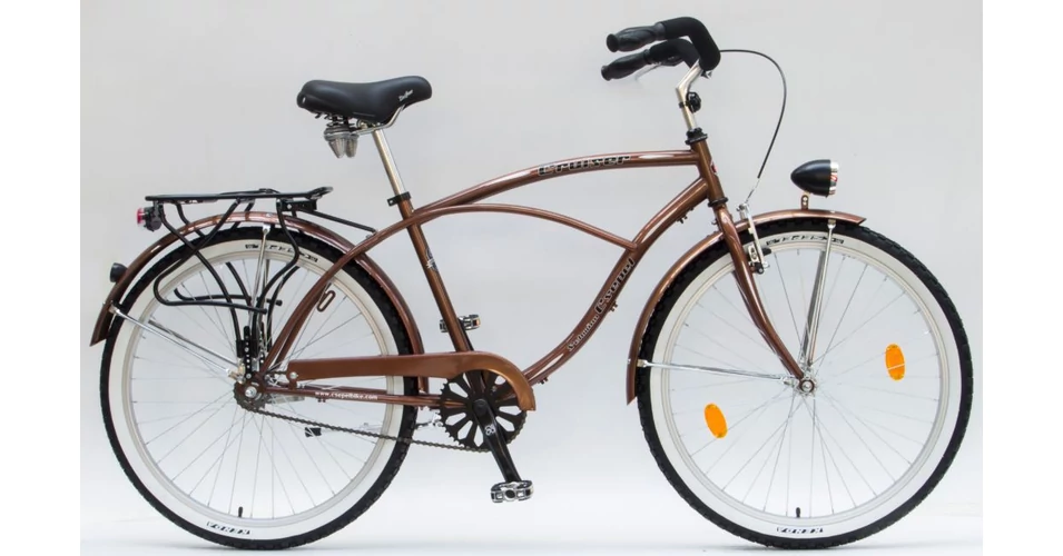 Csepel Cruiser Neo 2014 26-os városi férfi kerékpár, acél, 1s, 18-as ...