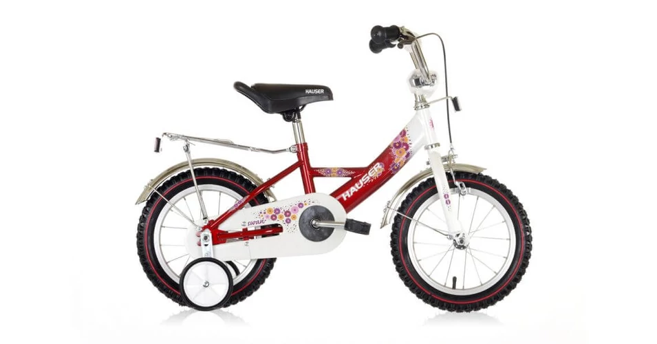 Hauser Swan 14-es BMX kerékpár fehér - piros