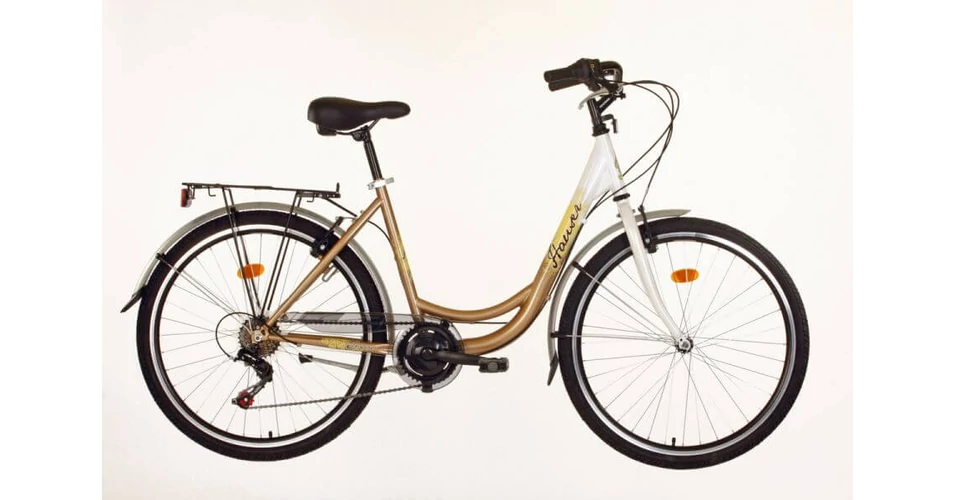 Hauser Swan NŐI kerékpár fehér - arany, 6 seb