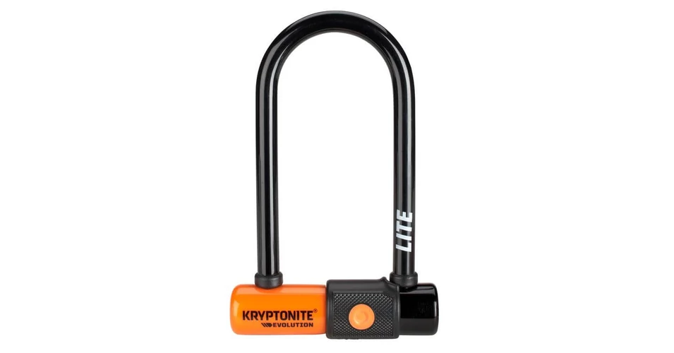Kryptonite Evolution Lite Mini-6 U-Lakat, 152x70x11 mm, narancs