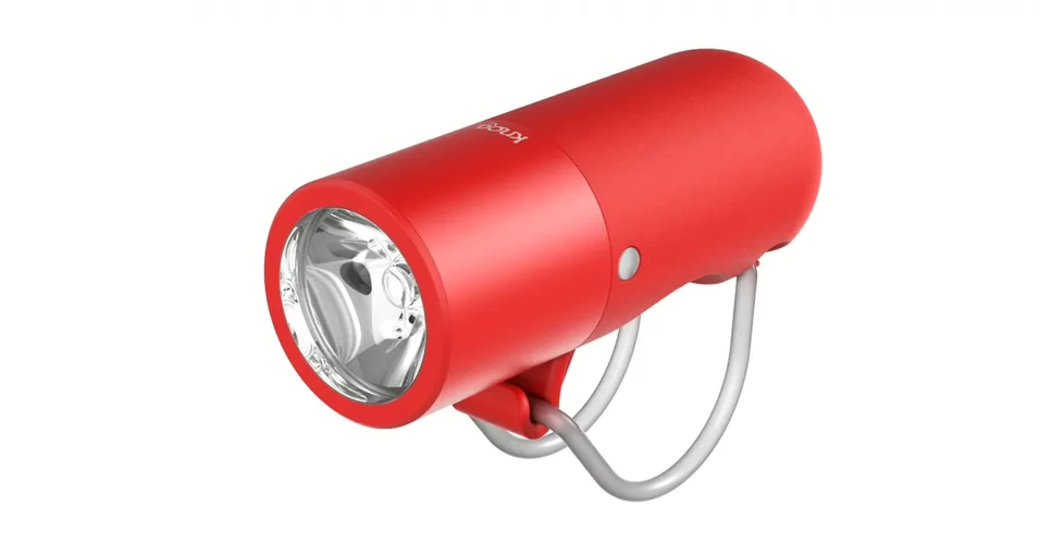 Knog Plugger USB-ről tölthető LED-es első lámpa, gumipántos rögzítés