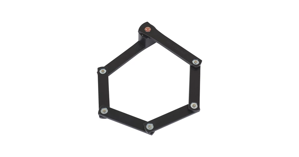 Trelock FS200 összehajtható colostok zár, 75 cm, vázkonzollal, fekete